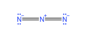 Draw a Lewis structure for the azide ion, $\mathrm{N}_3{ }^{ | Quizlet