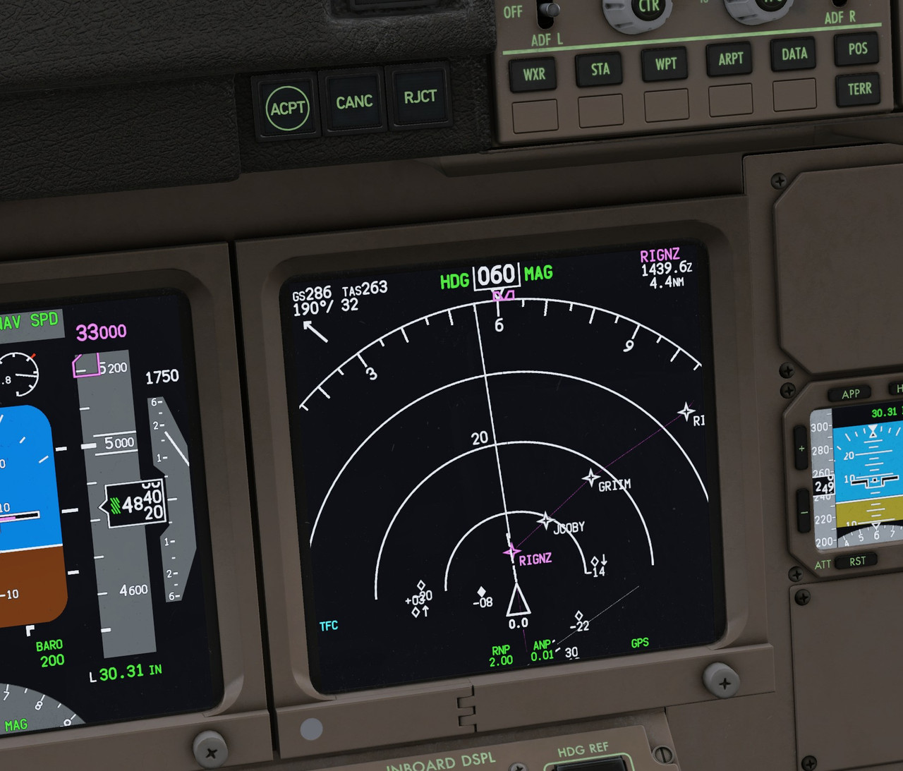 FMC Route Lines Too Dim - 777-200ER - X-Plane.Org Forum