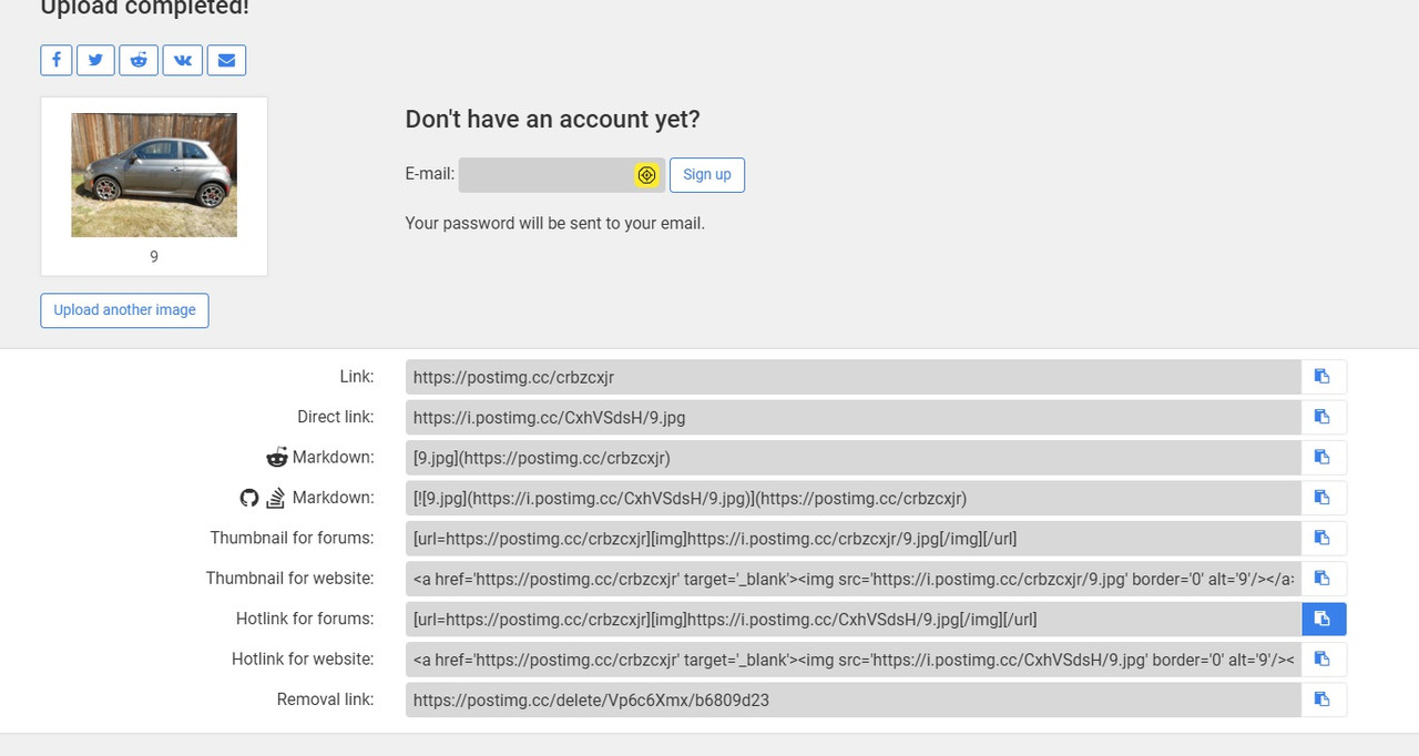 Posting with Postimage — Postimages