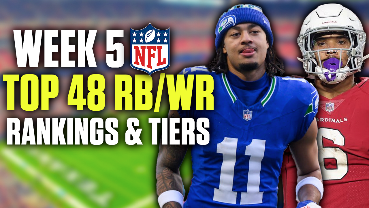 Week 5 Wide Receiver and Running Back Rankings & Tiers (2024 Fantasy ...