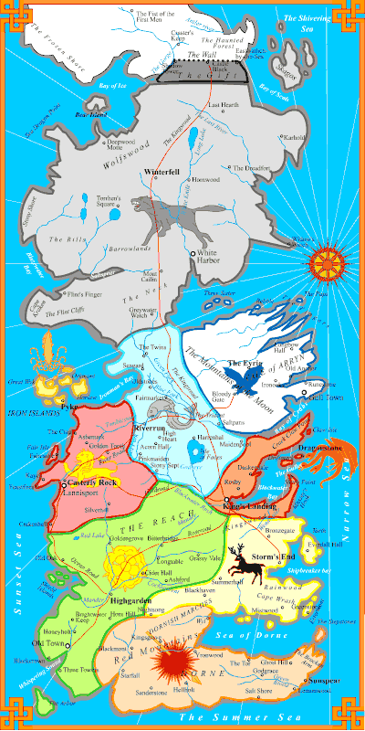 [Spoilers Extended] Maps of The Lands of Planetos : asoiaf