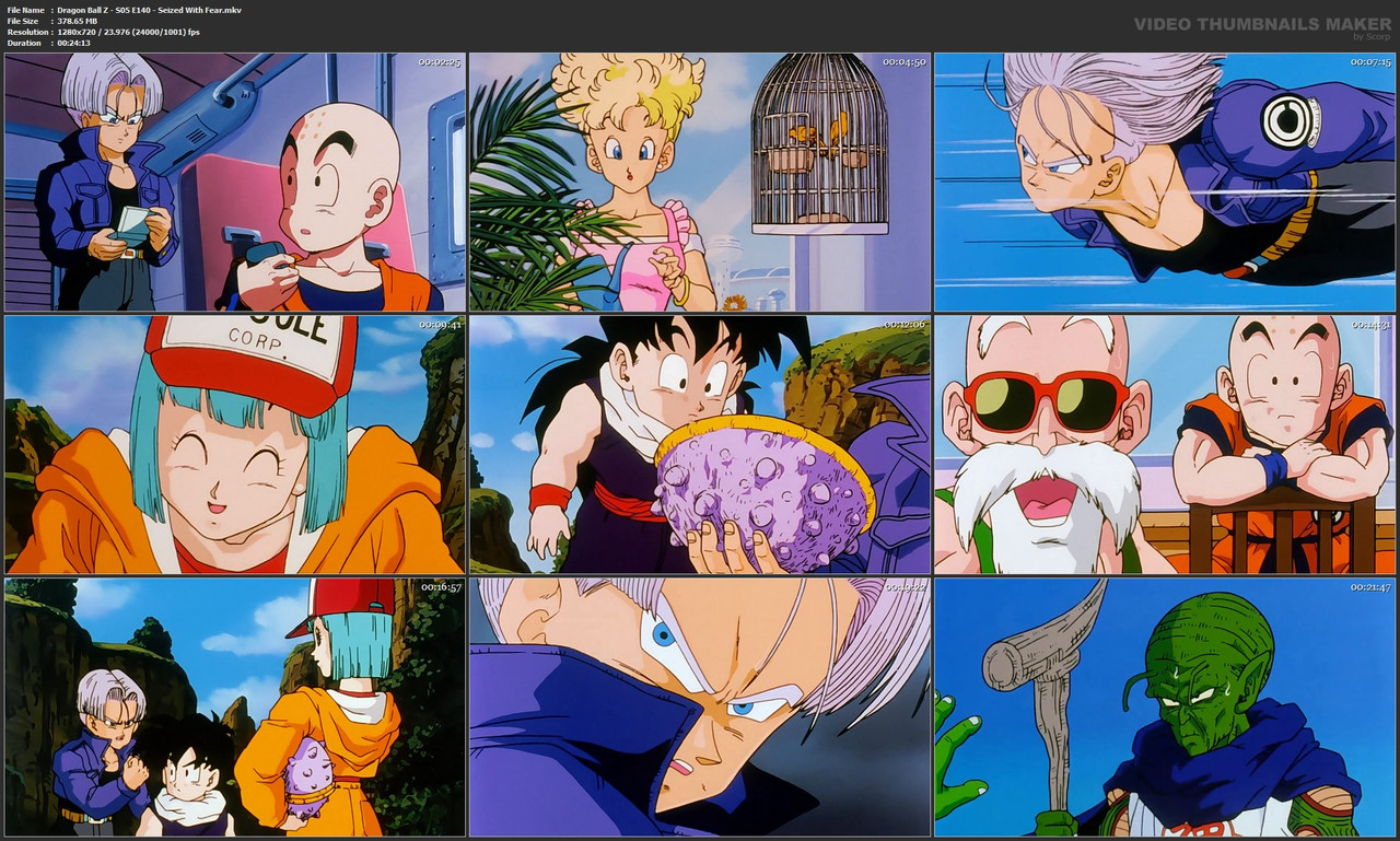 Dragon Ball Z S05 E140 Seized With Fear mkv — Postimages