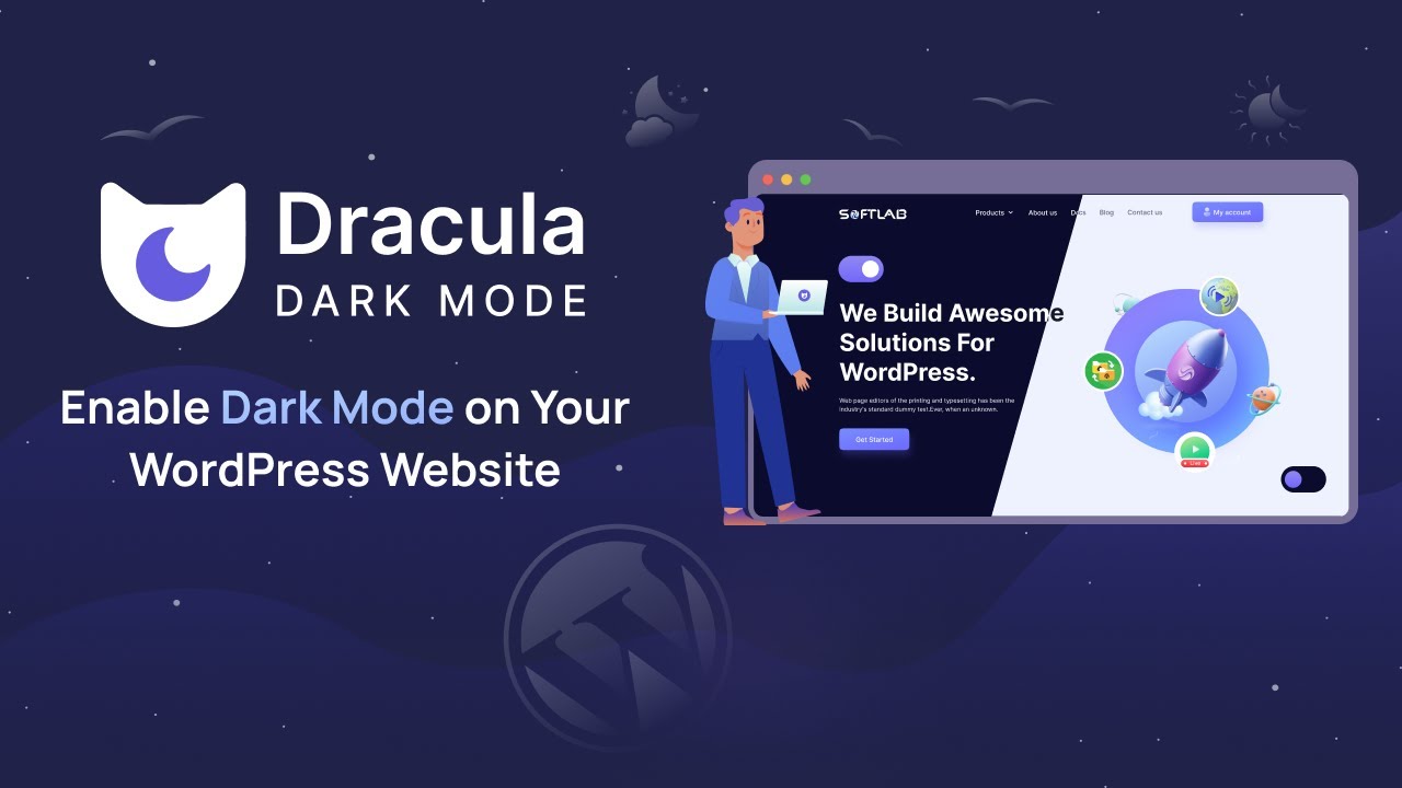 Dracula Dark Mode PRO Wordpress – Bliter GPL