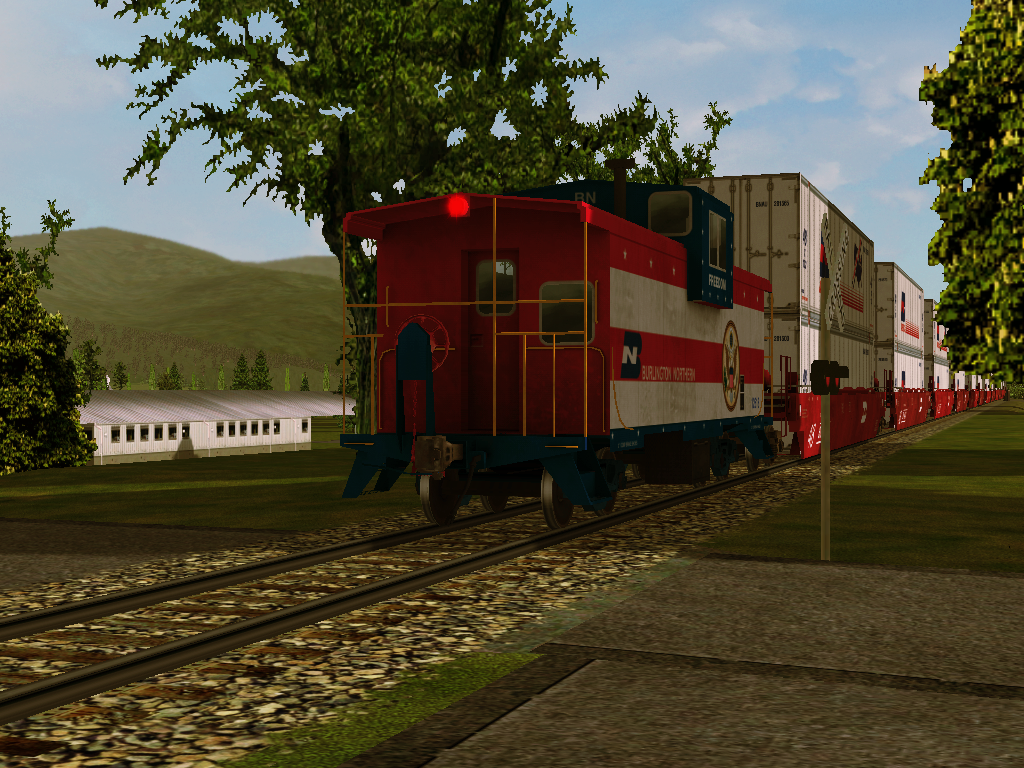 Various BNSF Open Rail screenshots - TrainSim.Com