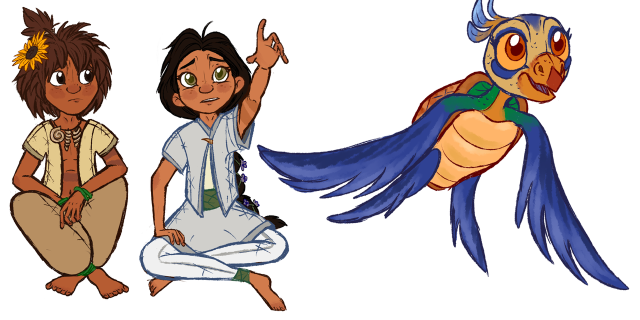 The Croods Turtle Bird