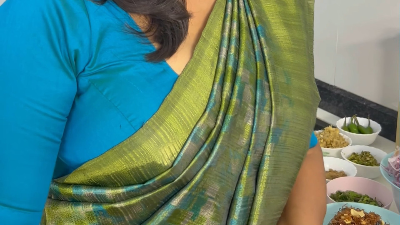 Reena Basheer Sexy Tummy and Boobs in Saree mp4 snapshot 00 15 619 — Postimages