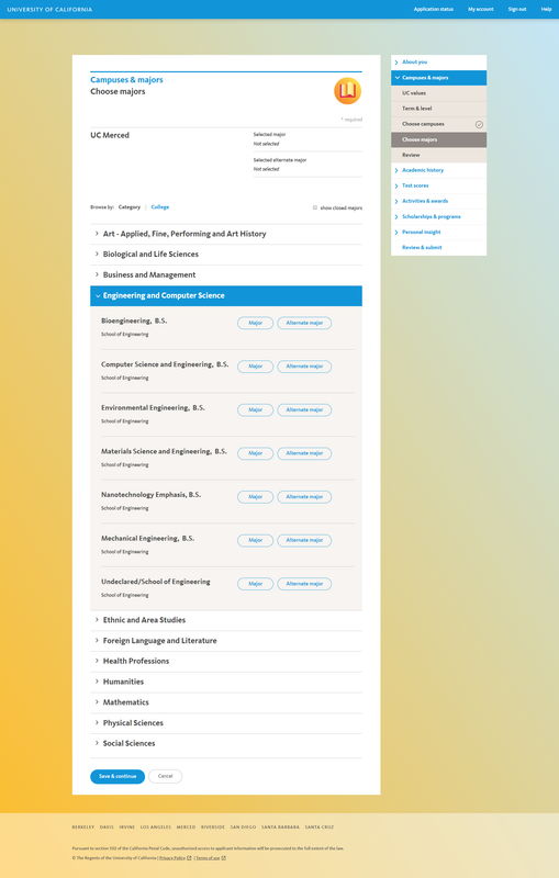 Guide to the new University of California application system : r ...