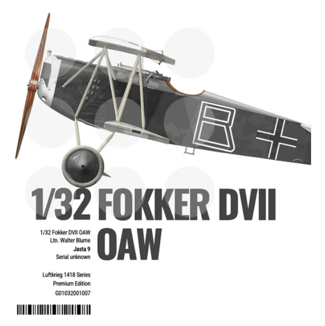 1/32 - Fokker D.VII OAW 3D printed kit by Gothaforce - box art+test ...