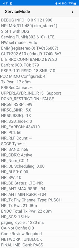 Connected to 5G while roaming in Canada (Bell) : r/verizon