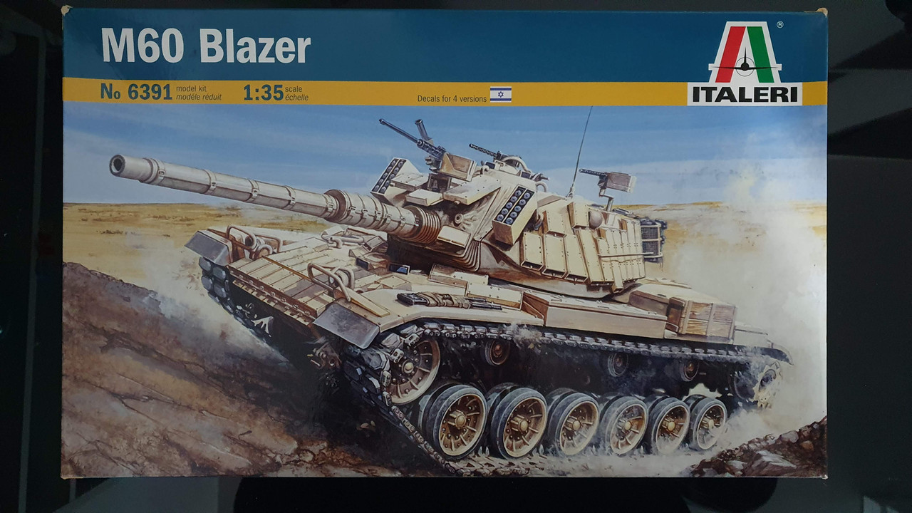 [Expositor] M60 Magach (Blazer) - Italeri (antigo ESCI) - 1/35 ...