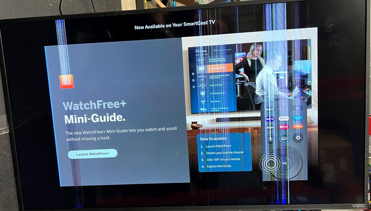 Vizio D43F-J04 Vertical White Lines - T-Con Replacement Didn't Help : r ...