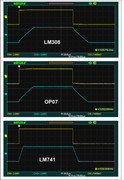 Op amp slew rates