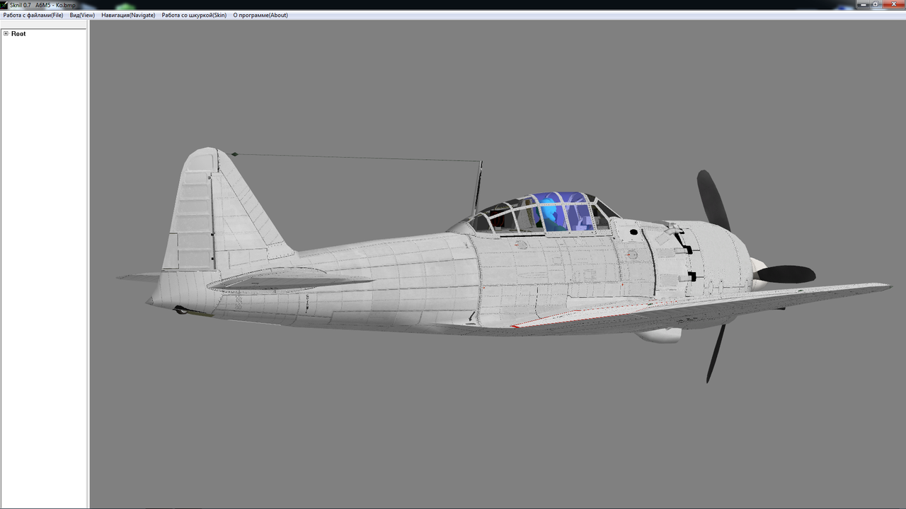 BIG PACK of "Blank skins" + DETAILS (for aircraft such as; A6M2 - type ...