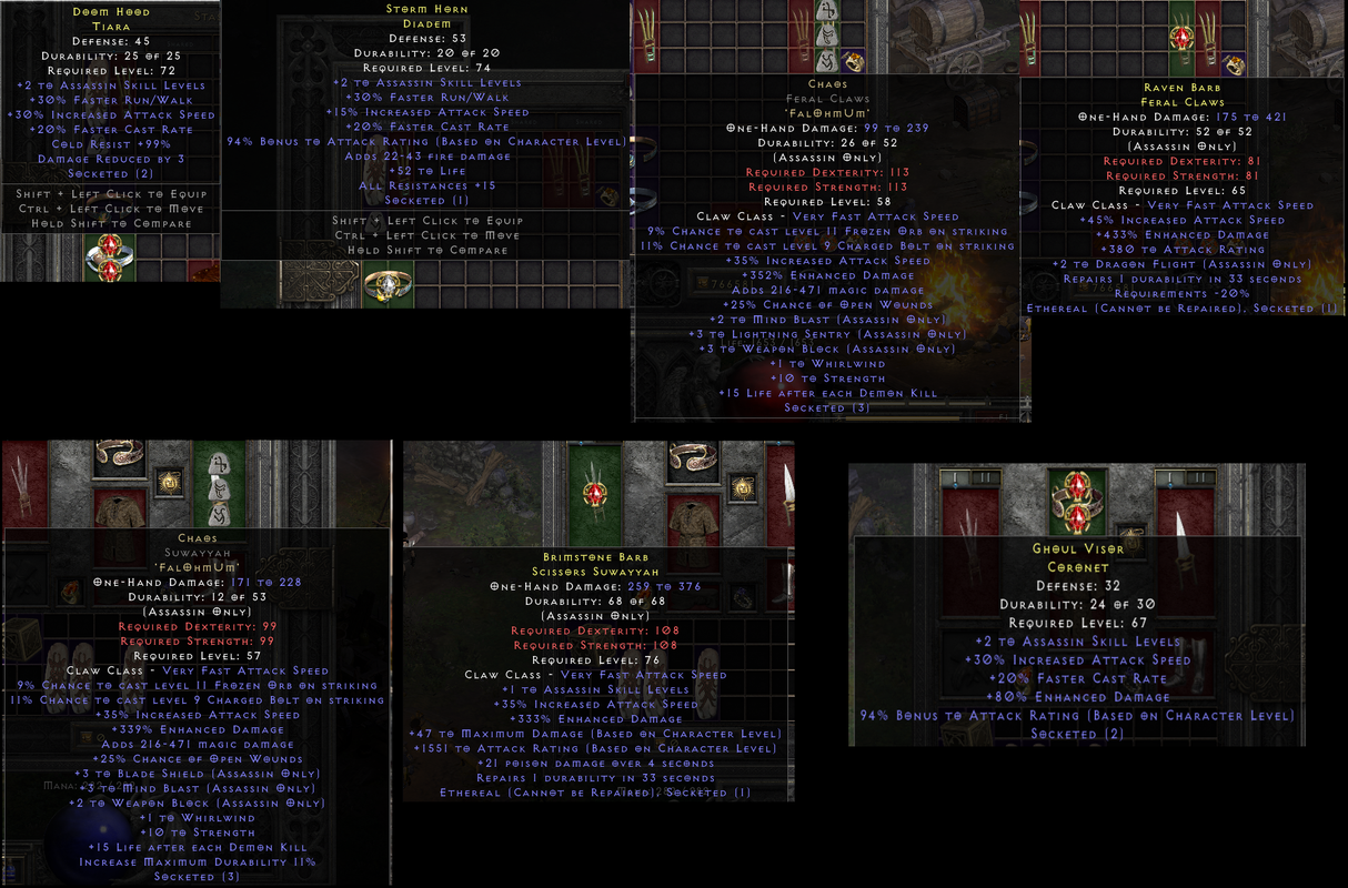 Ft Ghost Claws And Circlets - Topic - d2jsp