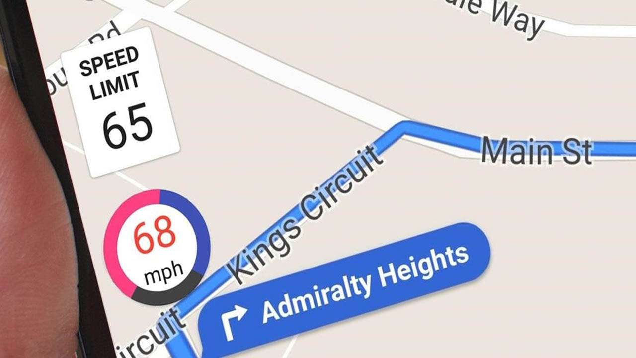 How to activate the speedometer in Google Maps