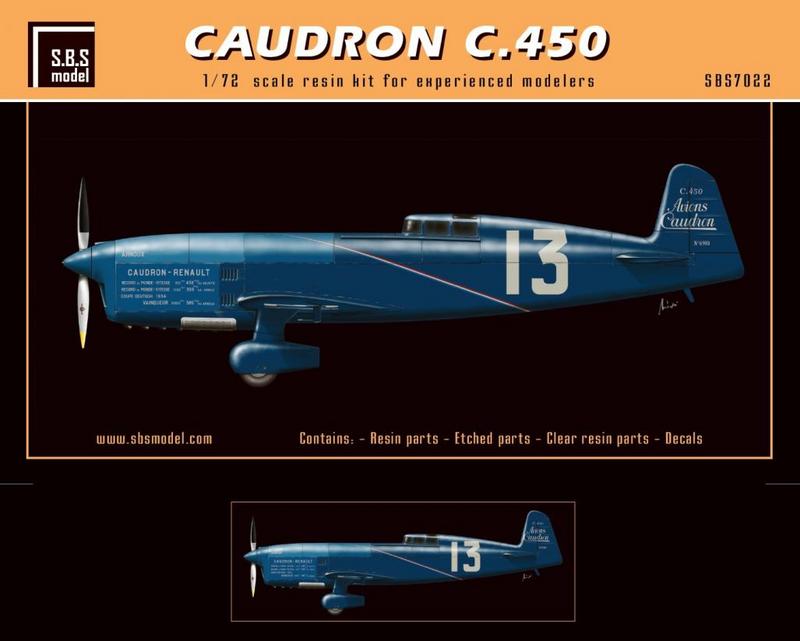 1/72 - Caudron C.450 resin kit by SBS Model - released - The ...