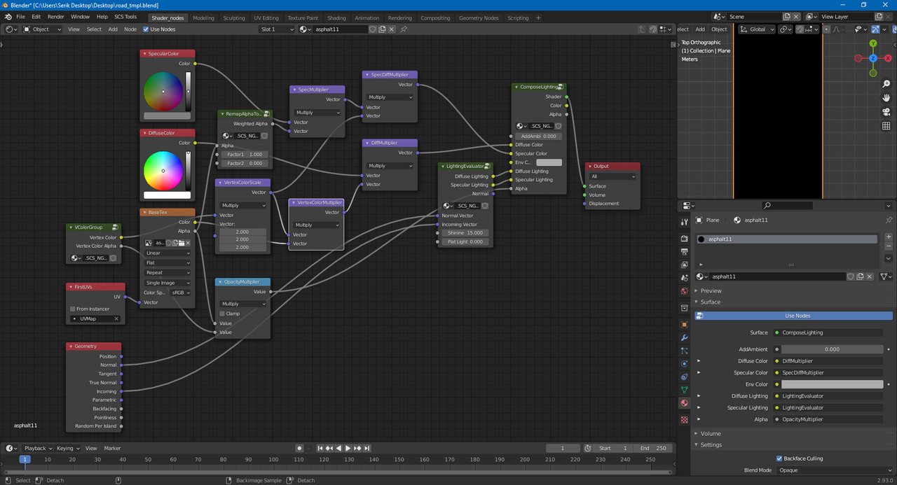 Nodes for material\texture (problem black color) - SCS Software