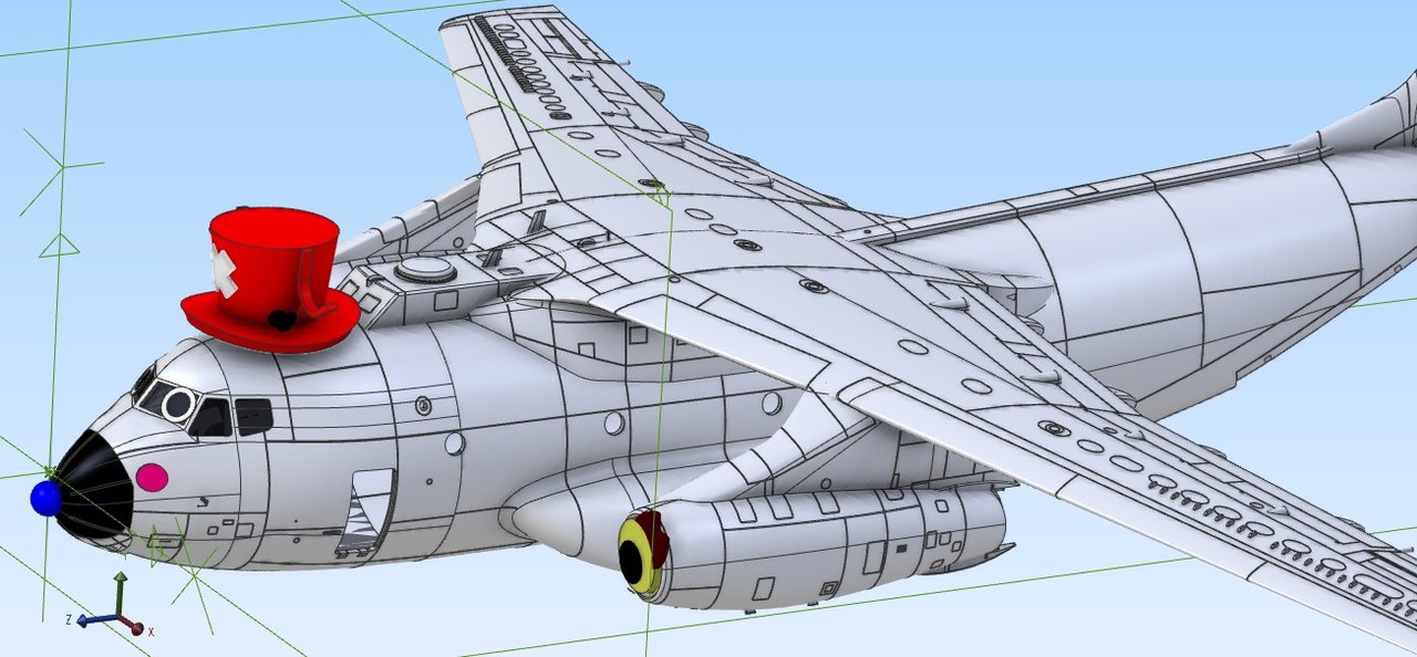 1/72, 1/48 & 1/32 - Kawasaki C-1 3D printed kits by One Man Model - C-1 ...