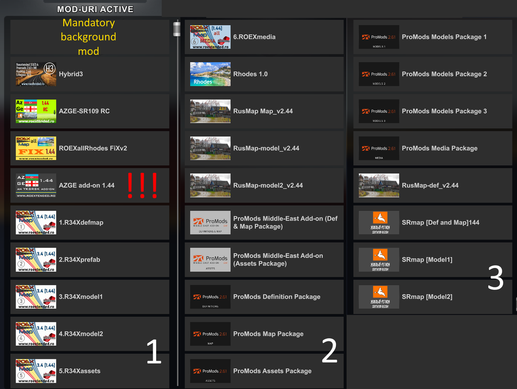Road Connections and files [1.44] - Roextended Project