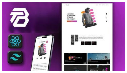 Responsive Portfolio Website with React and Tailwind CSS