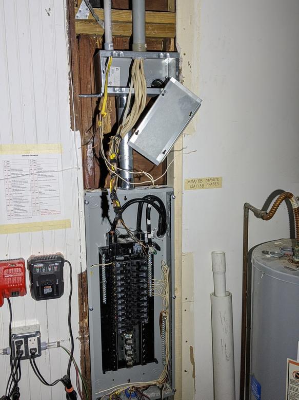 Reorganizing my new subpanel | DIY Home Improvement Forum