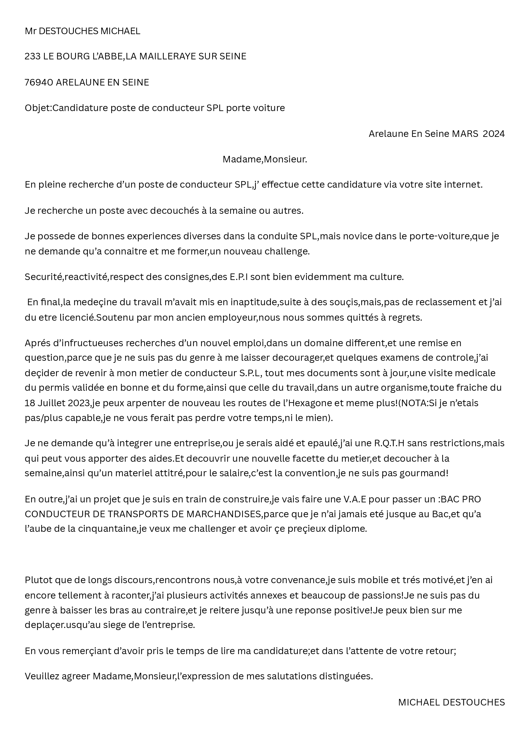 LM CONDUCTEUR SPL PV — Postimages