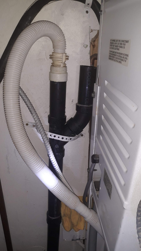 New washer install, drain standpipe overflowing : askaplumber