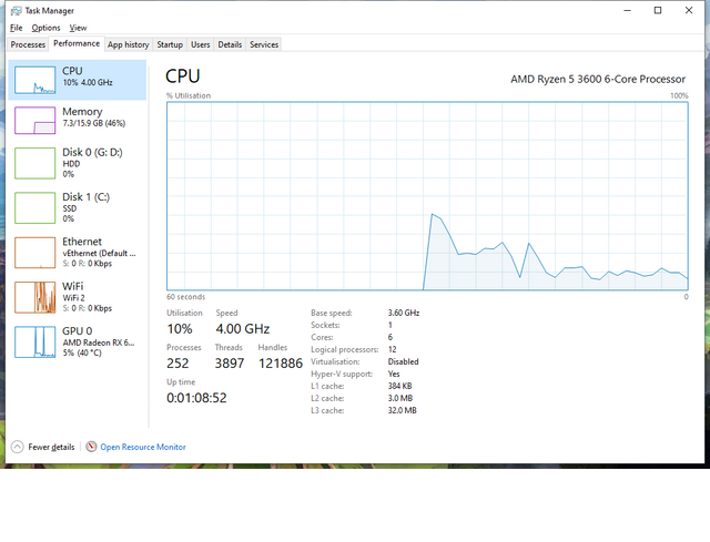 WTS AMD Ryzen 5 3600 CPU Processor