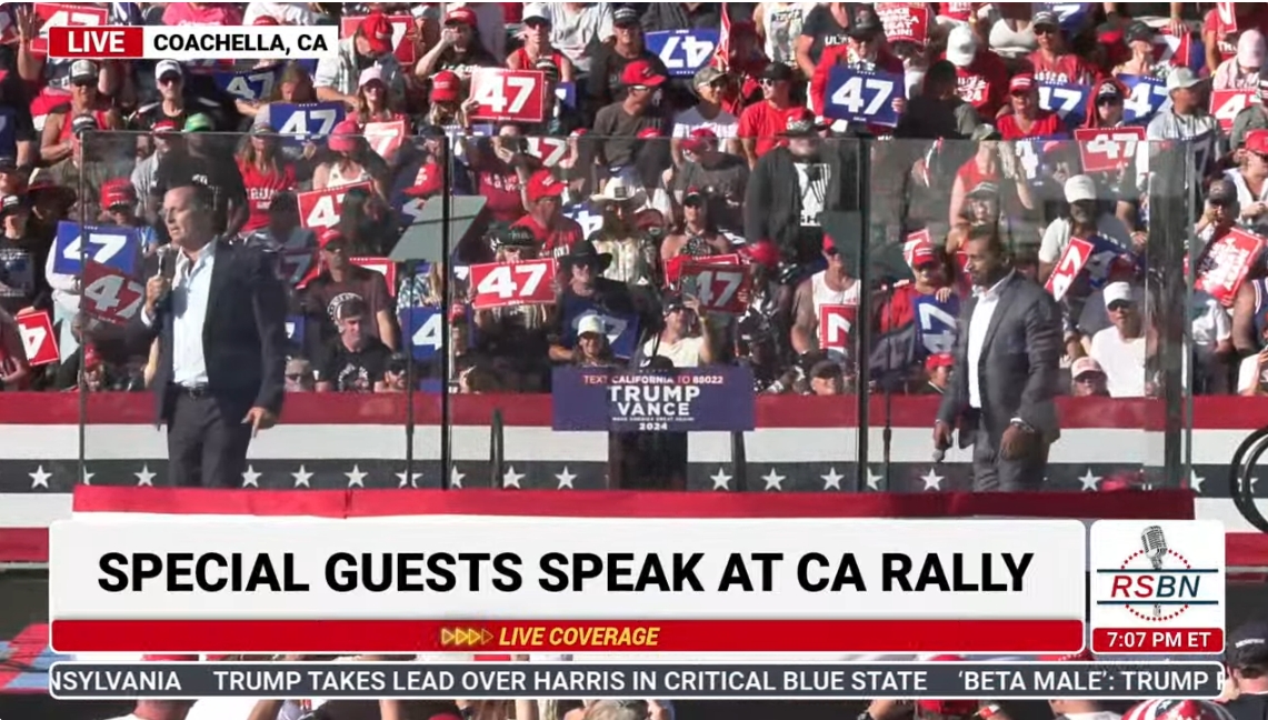 LIVE: President Trump Holds a Rally in Coachella, CA – 10/12/24 5PM PDT