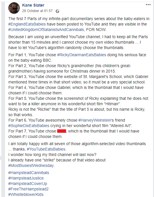 Kane Slater is back. Let’s do something about that. | HOAXTEAD RESEARCH