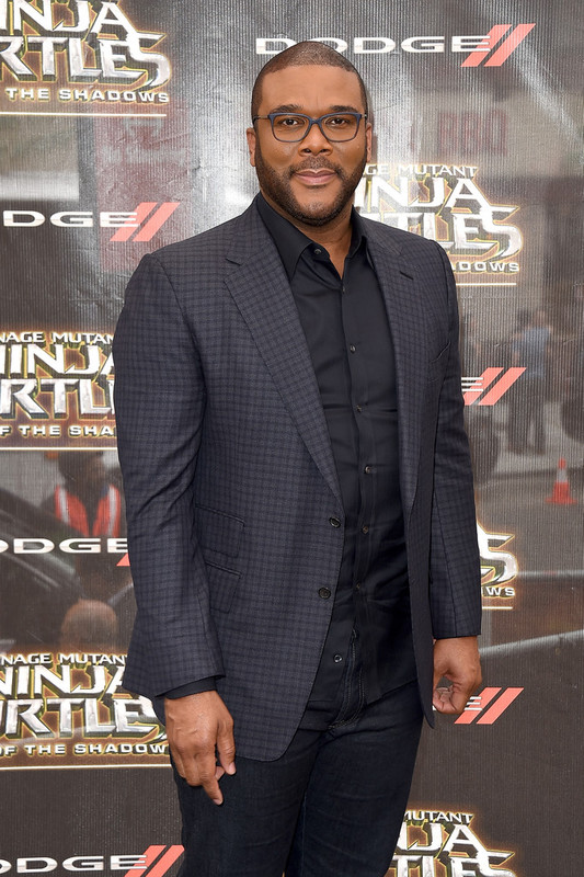 Tyler Perry at TMNT2 premiere — Postimages