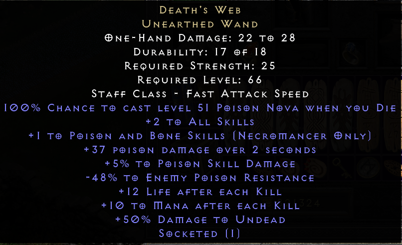 Deaths Web - Topic - d2jsp