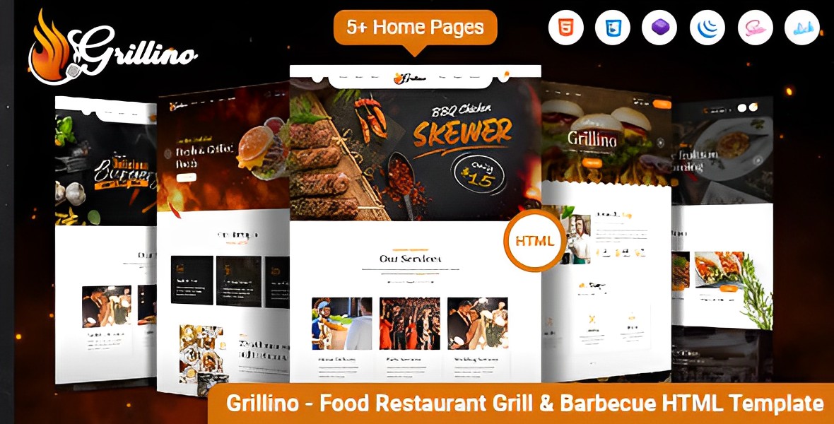 Grillino - Grill, Restaurant & Food HTML Template – Bliter GPL