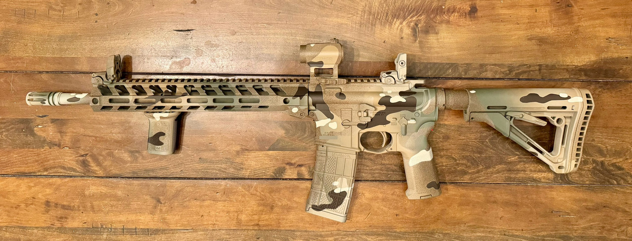 Rattle can Multicam on spare parts build > Build It Yourself > AR15.COM