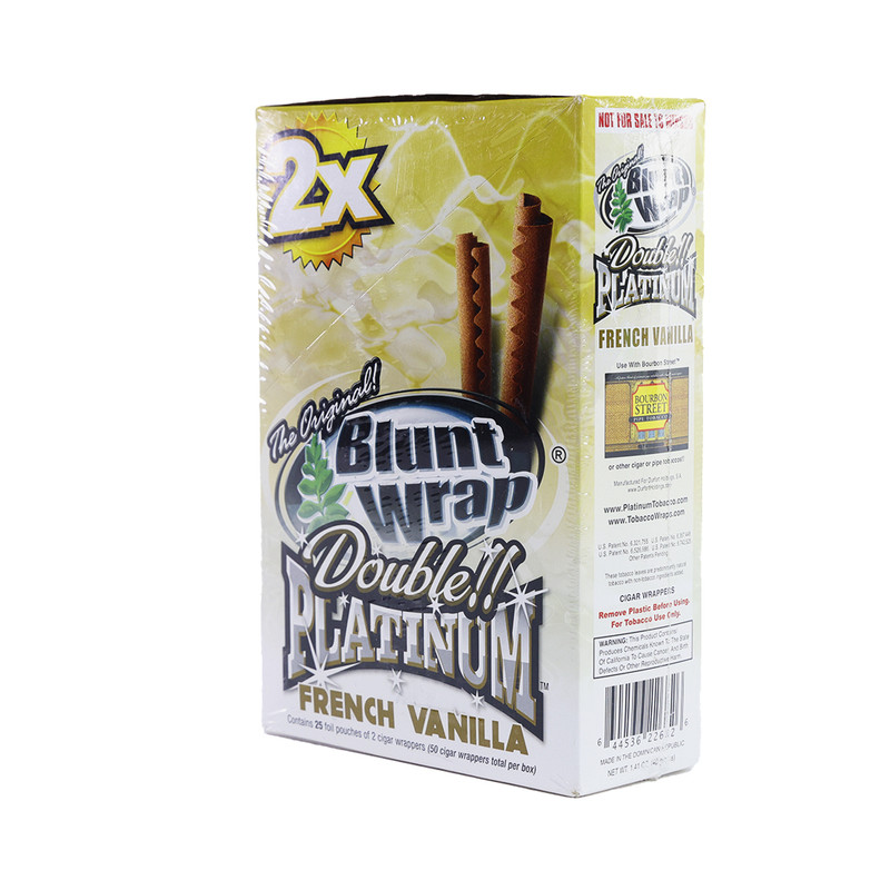 BLUNTW18 Blunt Wrap Double Platinum French Vanilla — Postimages