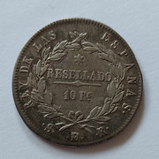 10 reales Fernando VII Madrid 1821