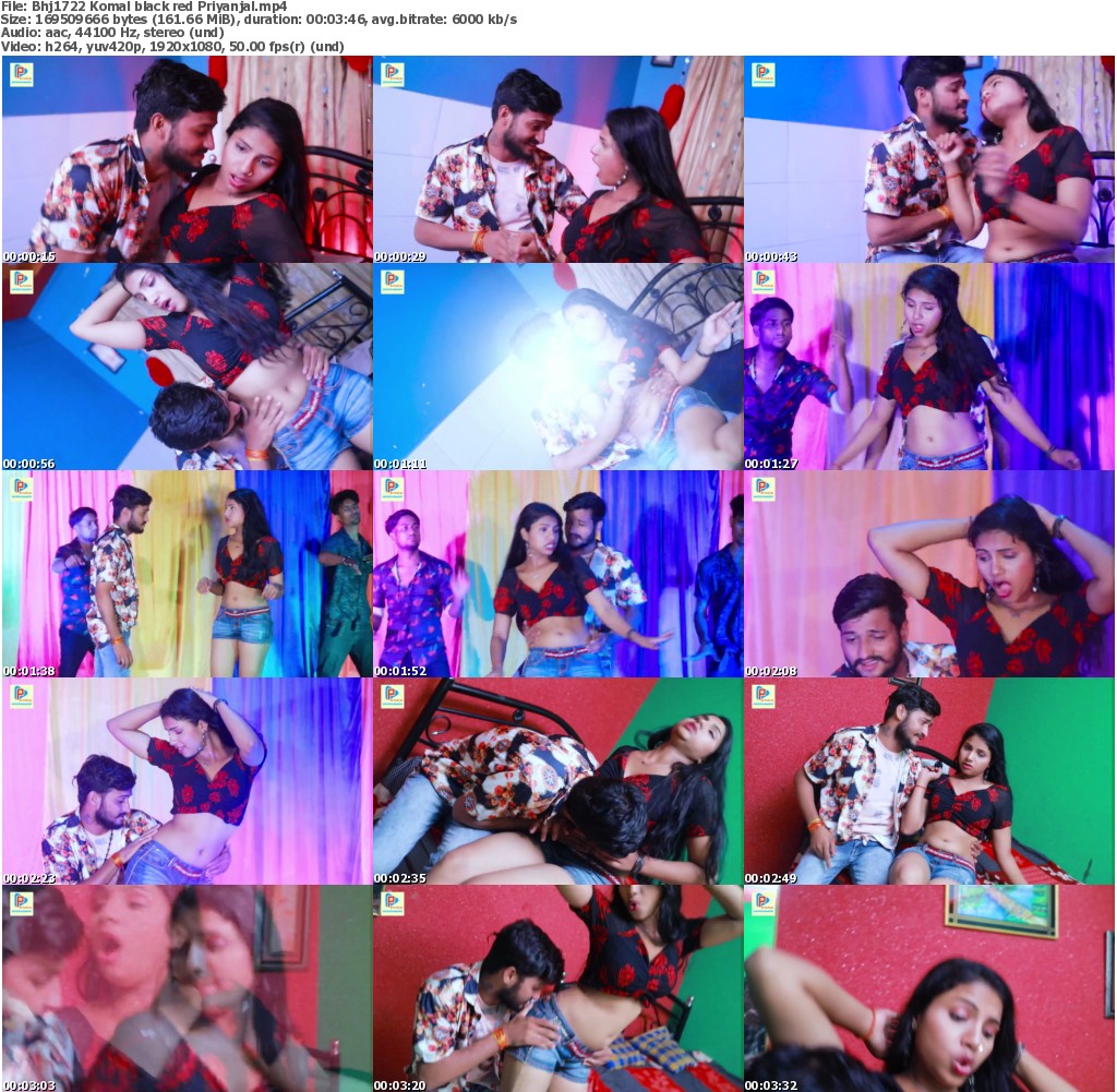 Bhj1722 Komal black red Priyanjal — Postimages