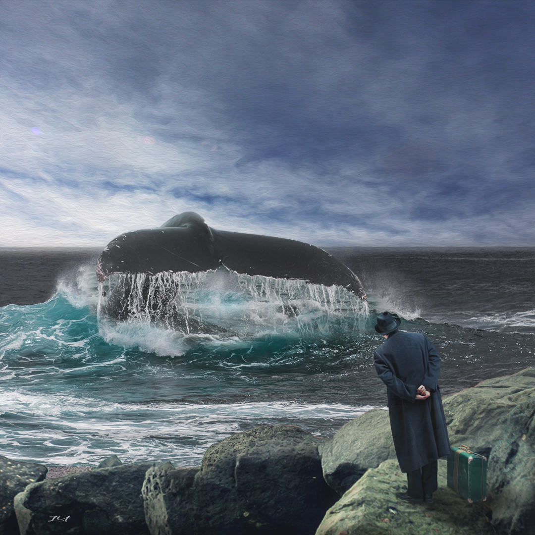 Pan z walizką — Postimages