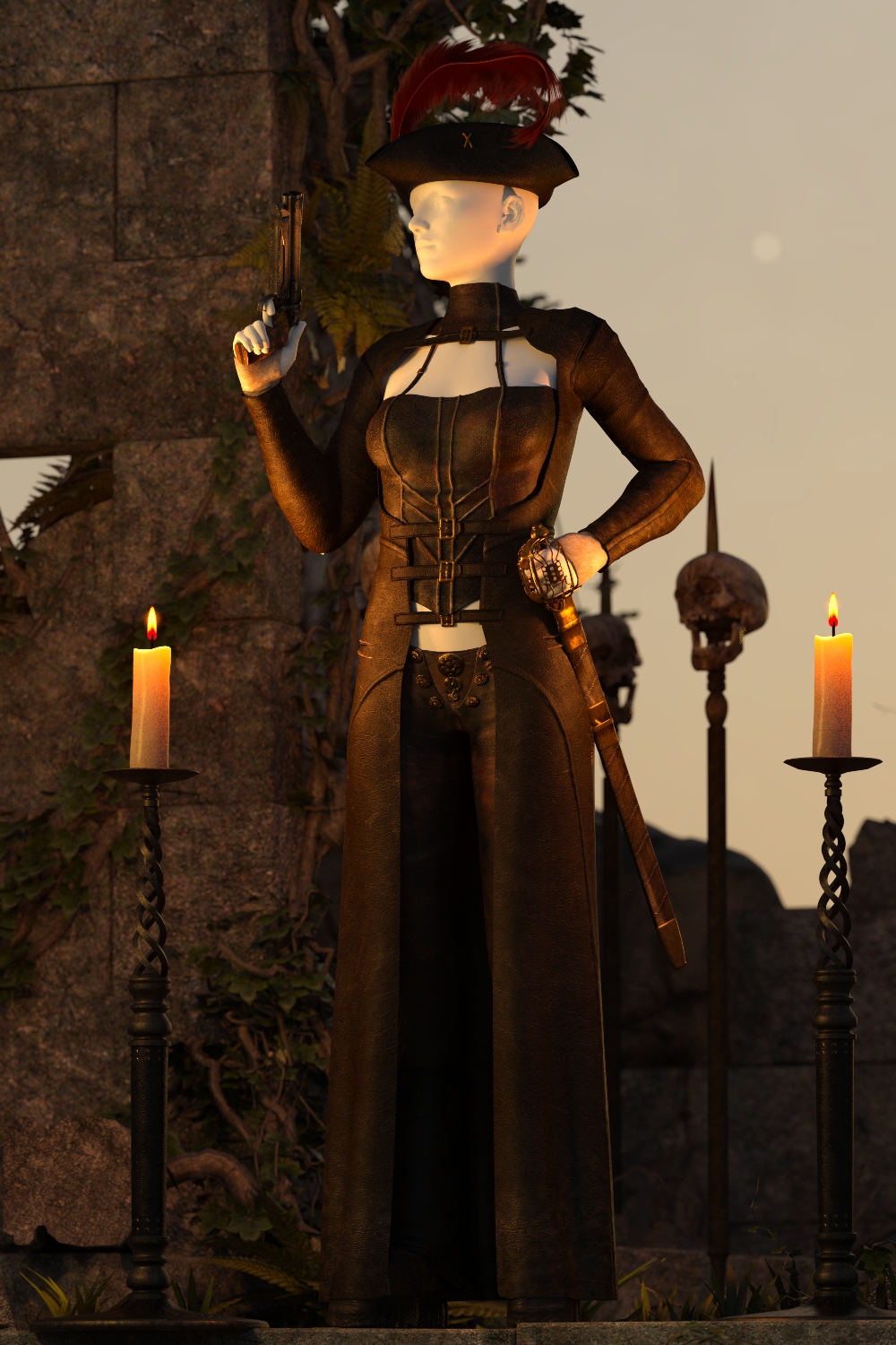 Slaya Clothing For Genesis 3 Female's 2025 - Free Daz 3D Models