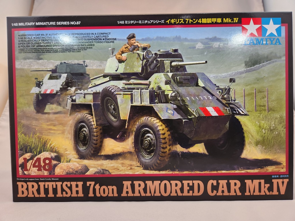 Tamiya 1/48 Humber Armoured Car Mk.IV -- Finished - Armoured Cars and ...