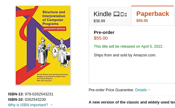 Sacrilege! SICP in JavaScript! : r/lisp