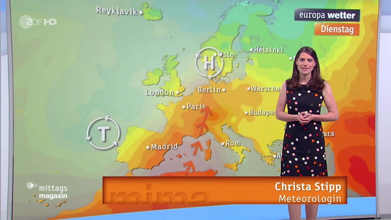 Christa Stipp ZDF Mi Ma Wetter 24 06 2019 pp 14 — Postimages