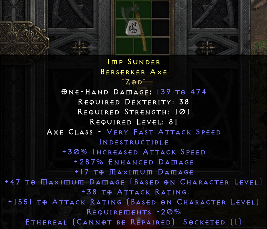 Eth Fools Ba Zerker - Topic - d2jsp