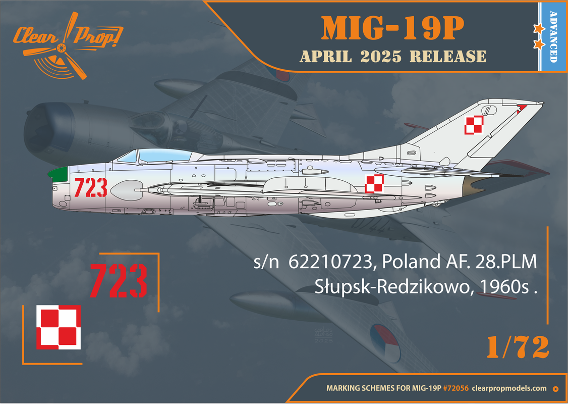 1/72 - Mikoyan-Gurevich MiG-19 "Farmer" by ClearProp Models - MiG-19P ...
