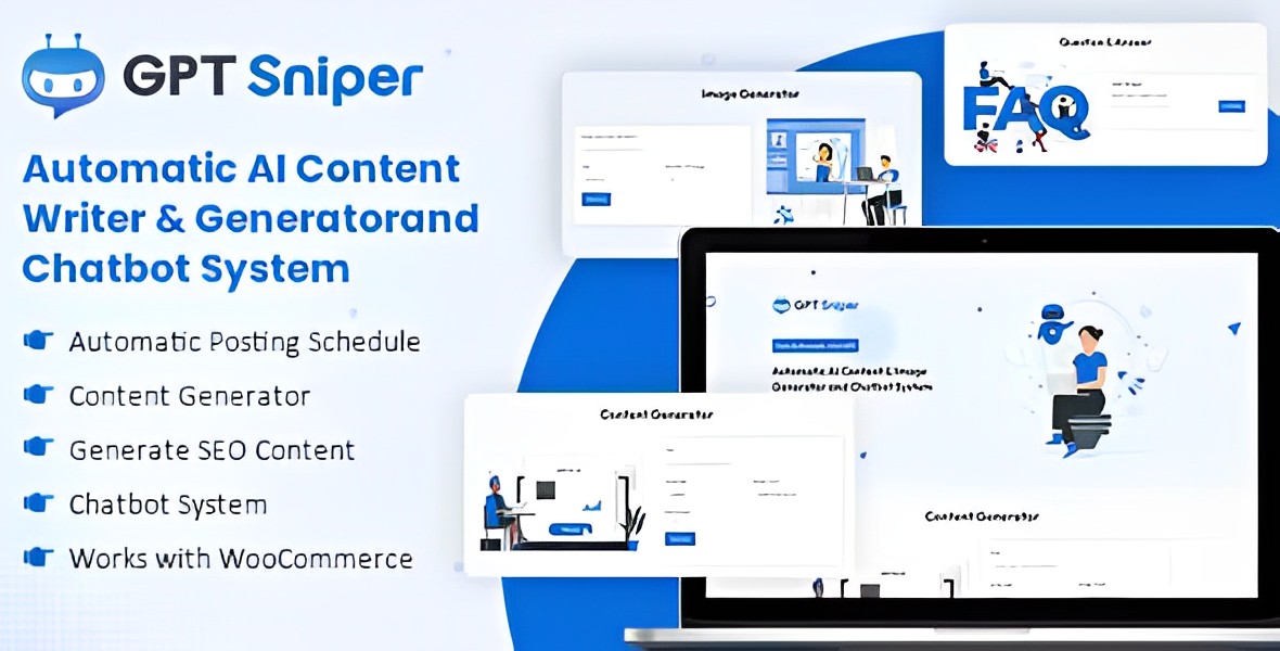 GPT Sniper - Automatic AI Content Generator And Chatbot WordPress Plugin – Bliter GPL