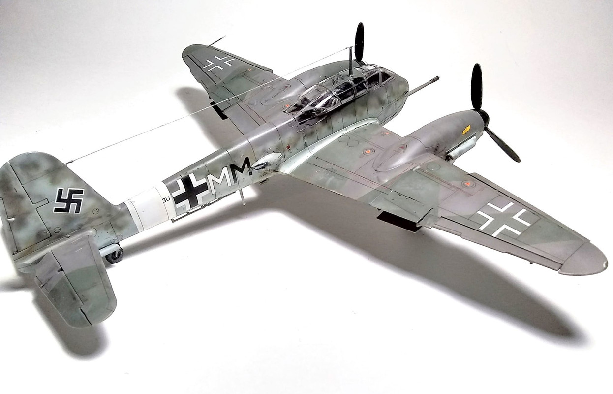 Another Reich Defender: Airfix 1/72nd scale Me 410