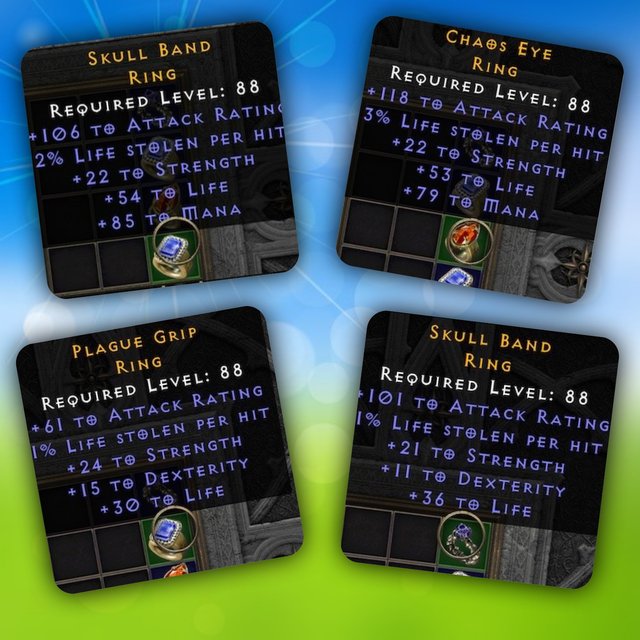 Gg Bvb Melee Gear Ft 3-5bovis/erep/rings - Topic - d2jsp