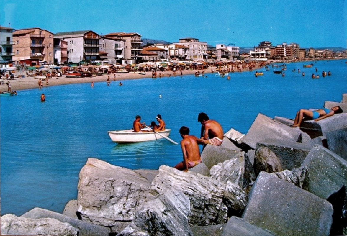 porto d'ascoli viaggiata 1972 — Postimages