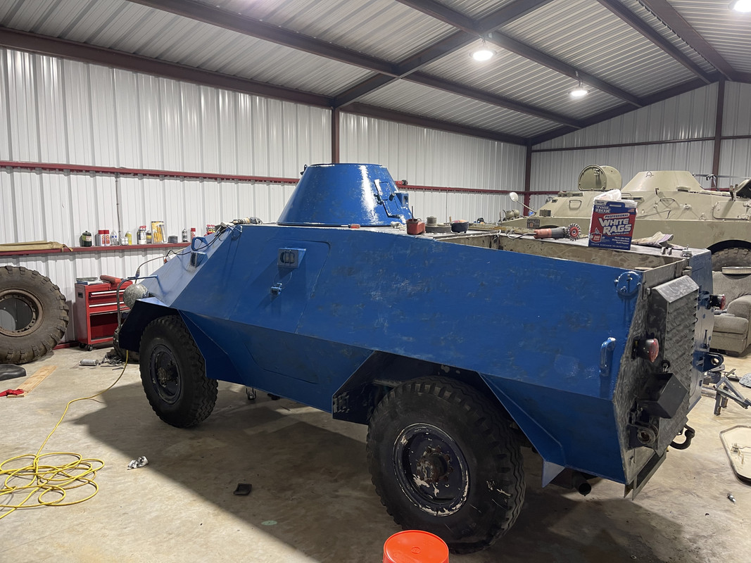 Restoration of our 1975 Mowag Roland APC - Blogs of MV restorations ...