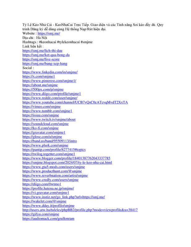 Tỷ Lệ Kèo Nhà Cái — Postimages
